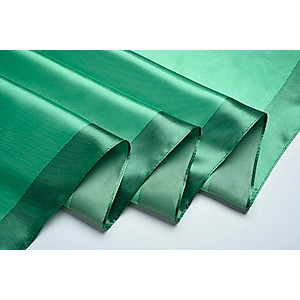 corciova 35 Silk Feeling Square Scarf Butterfly Dark Green Curly Headband Tie Sleeping at Night Fashion Bandana Headscarf