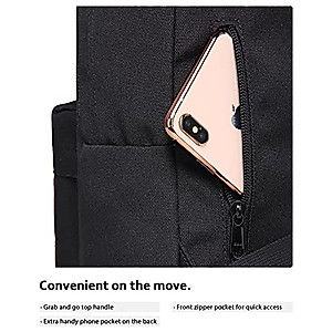 HotStyle SIMPLAY+ Classic Mini Backpack Small Travel Bag, Plain, Black