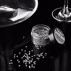 Simtive 1000 PCS Decanter Cleaning Beads, Cleaner for Wine Decanter, Carafe and Vase, 304 Stainless Steel Cleaning balls