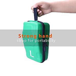 L LTGEM Storage Case for Mario Kart Live: Home Circuit -Luigi Set - Nintendo Switch Luigi Set Edition - Travel Protective Carrying Bag(Green)