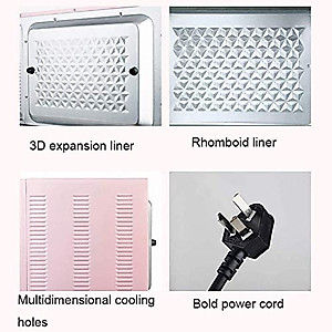 40L Oven,Adjustable Temperature 0-230℃ and 60 Minutes Timer Five-Layer Baking Position Multi-Function Electric Oven Kitchen Convection Oven (Blue) (Pink)