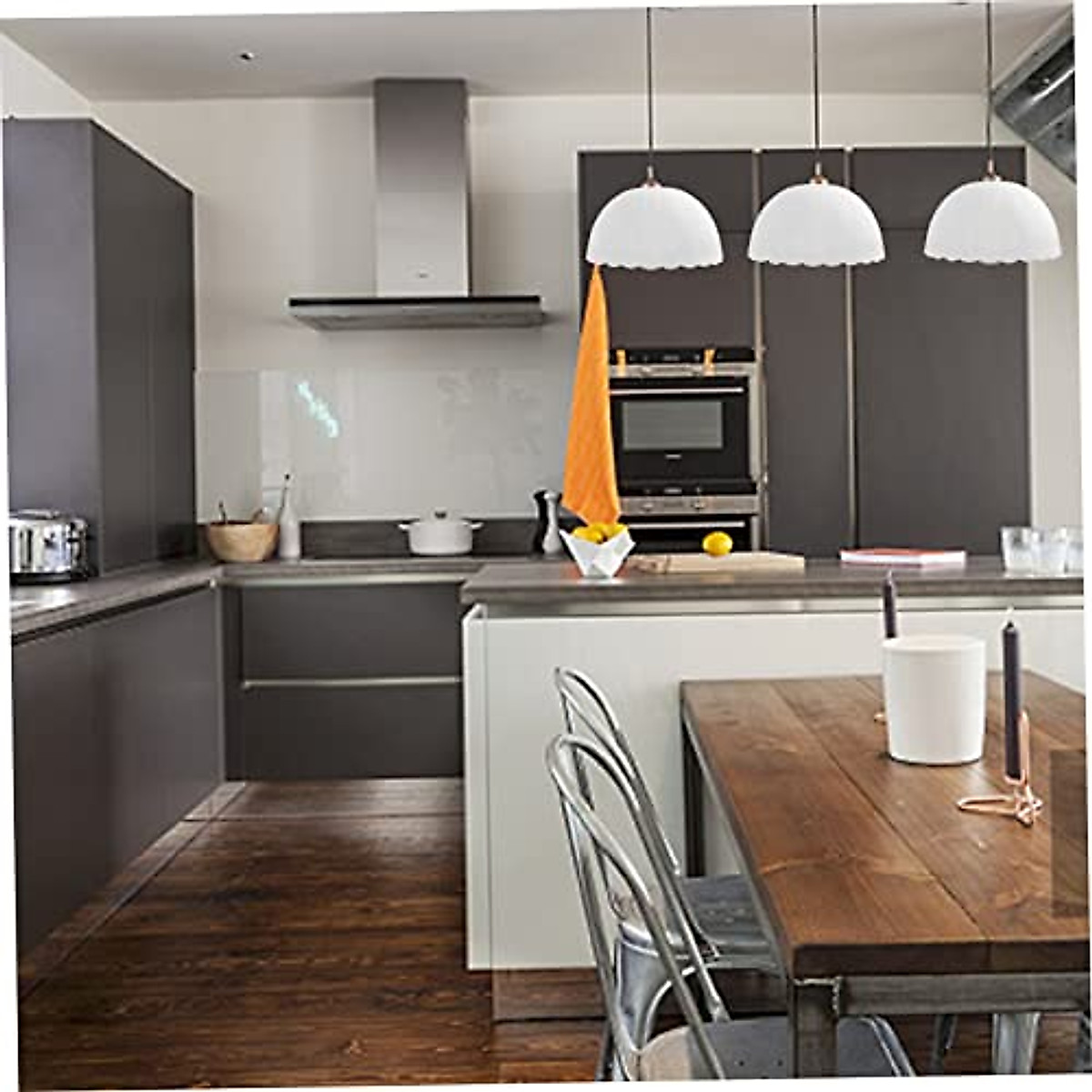 EXQUIMEUBLE 1PC glass lampshade table lamp shades bedside lamp shades clip on lamp shade small lamp shades glass light shade replacement glass light cover stand e27 white floor lamp rural