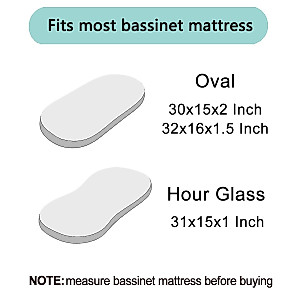 Pro Goleem Satin Bassinet Sheet 2 Pack Great for Baby Hair Soft Silk Feeling Sheet for Cradle or Bassinet Pad＆Mattress for Boys and Girls Gift for Newborn and Infant White and Gray
