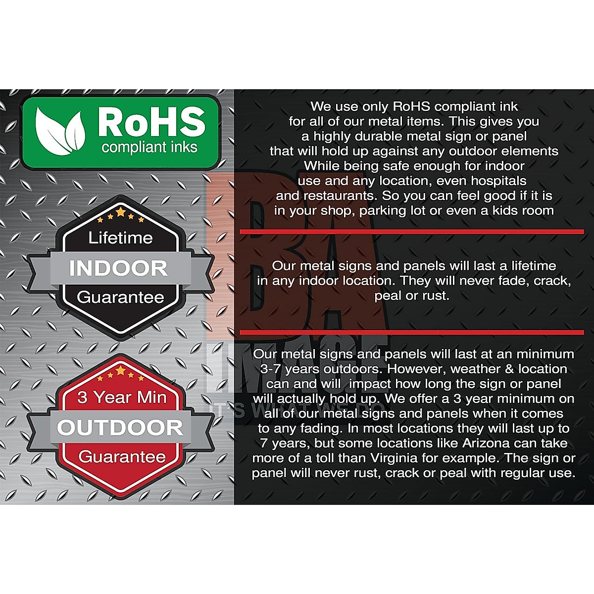 Personalized custom Metal Sign Design Your Own Multiple Colors (9x12, Horizontal)