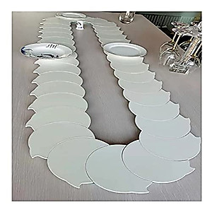 Rotating Party Turntable for Rectangular Tables ABS Material is Easy to Assemble Lazy Susan Modular Design Kitchen Dinner TurningTable Tray L100/120/140/160cm
