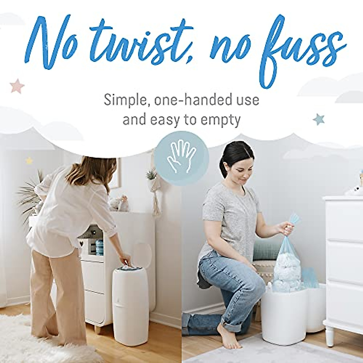 Angelcare Nappy Disposal System with 1 Refill