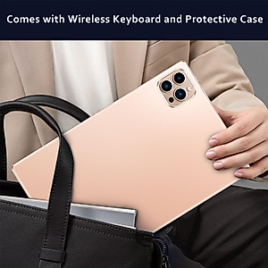 Jopwkuin HD Tablet, 2 Card Slots 10.1 Inch FHD Gaming Tablet Octa Core CPU for Travel (US Plug)