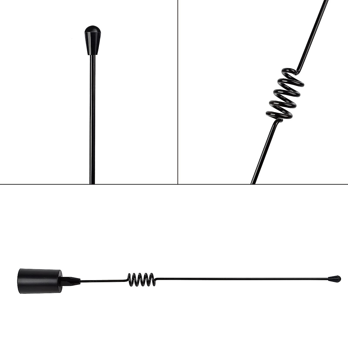 TWAYRDIO VHF Marine Antenna, 156-163MHz 50W Boat Radios Antennas with 16.4ft Coaxial Cable (SO239 to PL259 Connector)，L-Shape Mounting Bracket and U-bolt for Midland Uniden Cobra Icom Marine Radio