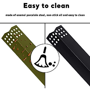 Uniflasy Replacement Part for Nexgrill 720-0925P Burner Tube, Heat Plates for Nexgrill 720-0896 720-0896B 720-0896E, for Home Depot Nexgrill Replacement Parts 4 Burner, 4 Pack