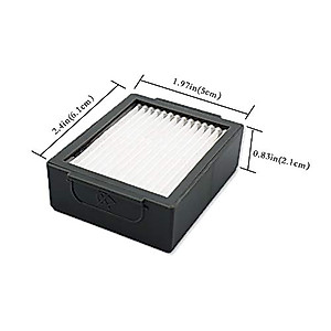 BBT BAMBOOST Replacement Parts for iRobot Roomba i7+ Plus,i7,j7,j7+ Plus,i3,i3+ Plus,e5,i6+ Plus,i4+ Plus,e6,i6,i6+ Plus, i8,i8+,e7,i4,e6,i4,Vacuum Cleaner Accessories Filter High-Efficiency Filters