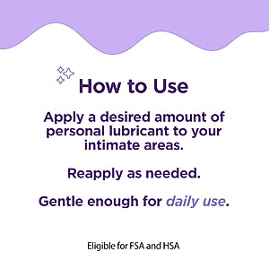 Blossom Lube Organics, Personal Lubricant for Women, pH Balanced, Non-Irritating, Water Based Personal Lubricant, Free of Harsh Ingredients, Toy Friendly, 4 Fl Oz