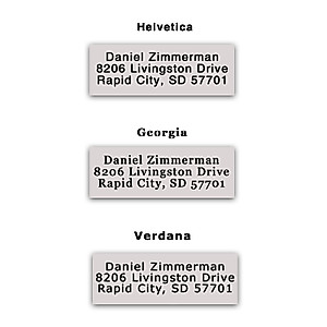 ExcelMark 3-Line Custom Self Inking Rubber Stamp - Home or Office - 9011