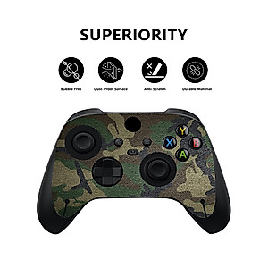 PlayVital US Flag The Stars & Stripes Custom Vinyl Skins for Xbox Core Wireless Controller, Wrap Decal Cover Stickers for Xbox Series X Console Controller