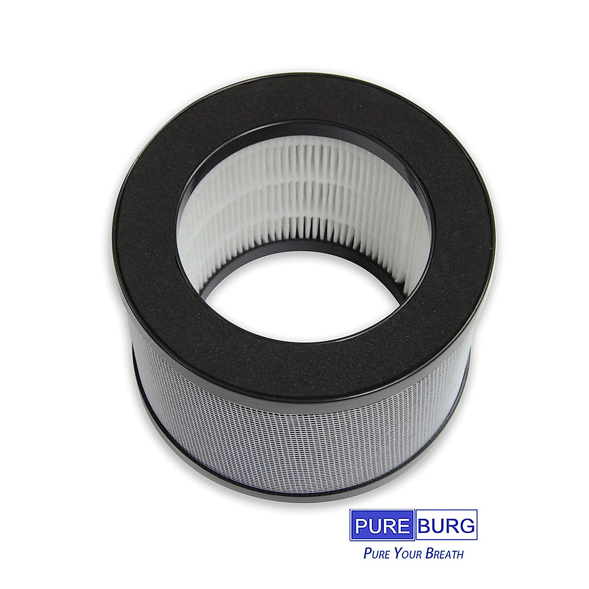 PUREBURG 2-Pack Replacement HEPA Filter Compatible with ToLife TZ-K1 Elechomes EPI081 EP1081 FreAire KN-6391RGB & AROEVE MK01 MK06 Kloudi DH-JH01 POMORON MJ001H Air Purifiers