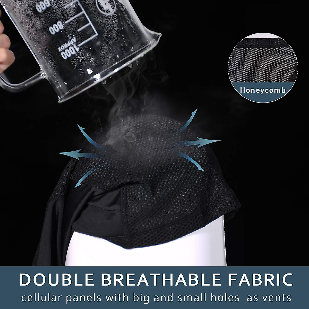 Vitscan Adjustable Neck Gaiters Face Mask UV Proof Protection Dust Cycling Mask Balaclava Scarf Face Mask Breathable Bandana Mask Face Coverings for Men Women Headbands Blue Grey