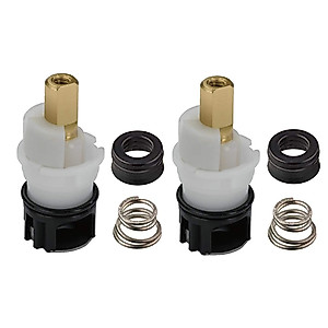 RP25513 faucet stem assembly repair kit replacement fits Various two handle lavatory, centerset, widespread faucet plus RP4993 seat and spring, 2pk