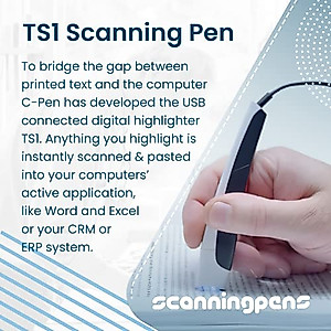 C Pen Text to Speech TS1 Scanning Pen - OCR Scanning Device for Reading, Literacy & Learning | Assistive Tool for Dyslexia & Learning Differences | Tests, Meetings, Study | Windows & Mac