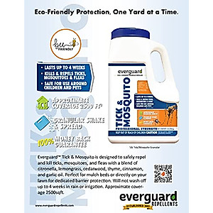 Everguard ADPG5T Granular Tick & Mosquito Repellent, 5 Pound (Pack of 1), Tan