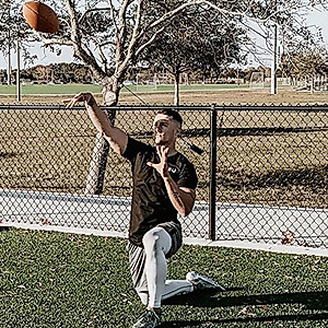 Fantom Throw Football Trainer - Direct Return Football Trainer - Practice Throwing & Catching Indoors/Outdoors (Official (Ages 14+))