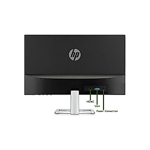 HP 24ec UltraSlim 24 Inch IPS Full HD LED Anti-Glare HDMI VGA Computer Monitor, Edge to Edge Screen, Upto 16.7 Million Colors, 178 Degree Viewing Angle, 60 Hz Refresh Rate (Renewed)