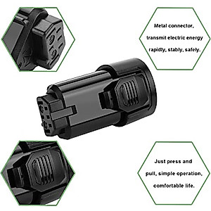 Hanaix 2 Pack 3.0Ah Li-ion Replacement Battery for Ridgid 12v Battery R82007 R82008 R82009 R82048 R82049 R86048 AC82008 AC82049 AC82048 AC82059 130188001 130219001 130446011