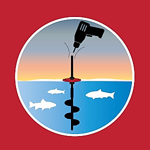 Ice Fishing Auger Stopper Disc- Prevent Auger Blade from Slipping Beneath The Ice- for use with Cordless 20volt Lithium Battery Powered Drills (9", Auger Stopper Disc)