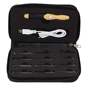 Crochet Needle Durable Crochet, Crochet Starter Kit Crochet Kit, Crochet Hook Set for Beginners Kids Adults Girls(Black)