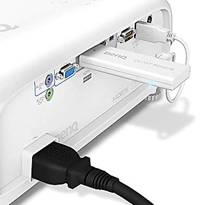 BenQ TK800 True 4K UHD HDR Home Entertainment Projector, DLP, 3000 Lumens, HMDI, Football Mode - White/Blue