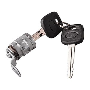 Rear Tailgate Lock Cylinder & 2Key Replacement for 2018 Toyota Tacoma SR5 Crew Cab Pickup 4-Door 2.7L 2694CC l4 Gas DOHC Naturally Aspirated W/O with Out Smart Entry