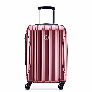 DELSEY PARIS Helium Aero Hardside Expandable Luggage with Spinner Wheels, Peony Pink, 2-Piece Set (21/25)