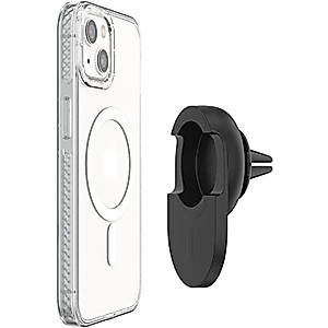 PopSockets: Car Mount Compatible with MagSafe, Magnetic Phone Holder for Car, Phone Mount for Car – Black