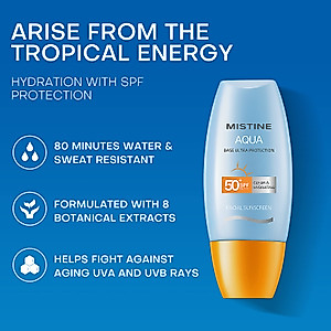 MISTINE Face Sunscreen SPF 50+ Broad Spectrum Sunscreen For Face