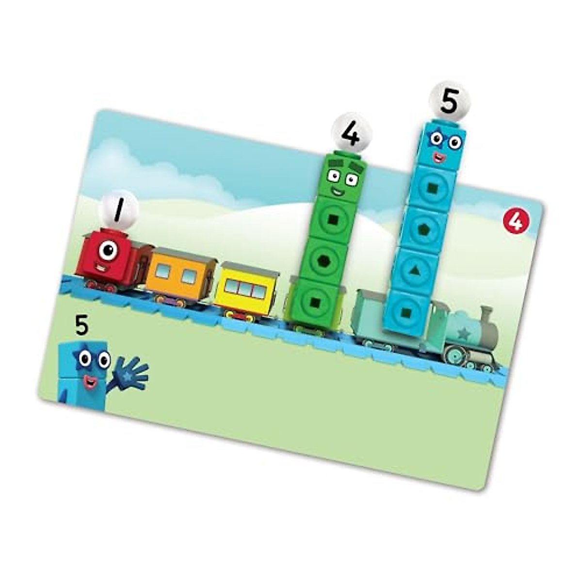 Learning Resources LSP0949-UK MathLink Cubes Numberblocks 1-10 Activity Set, Early Years Maths Learning, Build, Learn & Play in The Classroom & at Home.,27.5 x 21.3 x 3.2 cm, Multicolour