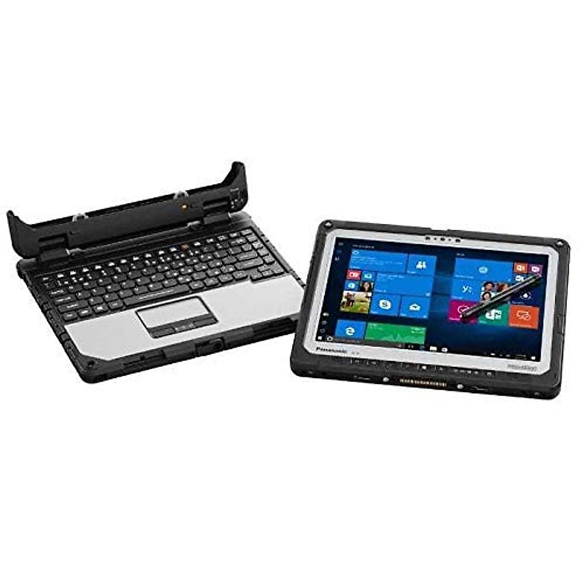 Panasonic Toughbook CF-20, 10.1 Multi Touch, 1920 x 1200, m5-6Y57, 8GB, 128GB SSD, Intel HD Graphics 515,Wi-Fi, Bluetooth, HDMI, Dual Pass (WWAN/WWAN), 8MP, Backlit Keyboard, Windows 10 Pro (Renewed)