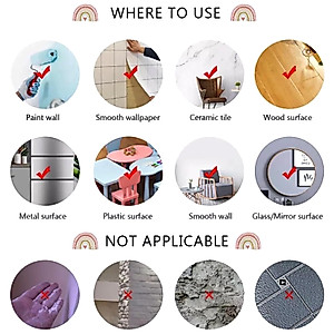 Sunrise Modern Arch Wall Decal, Boho Arch Wall Sticker,Removable Self Adhesive Boho Mural Sticker for Living Room,Headboard,Kids Girl Boy Bedroom (Pink)