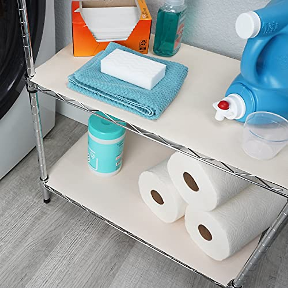 Con-Tact Brand Simple Elegance Con-Tact Non-Adhesive Textured Shelf Liner, 20" x 5'