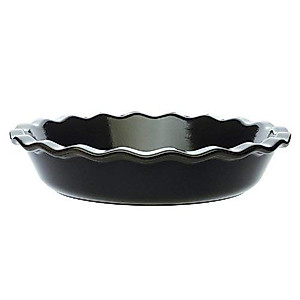 Emile Henry 9" Pie Dish | Charcoal