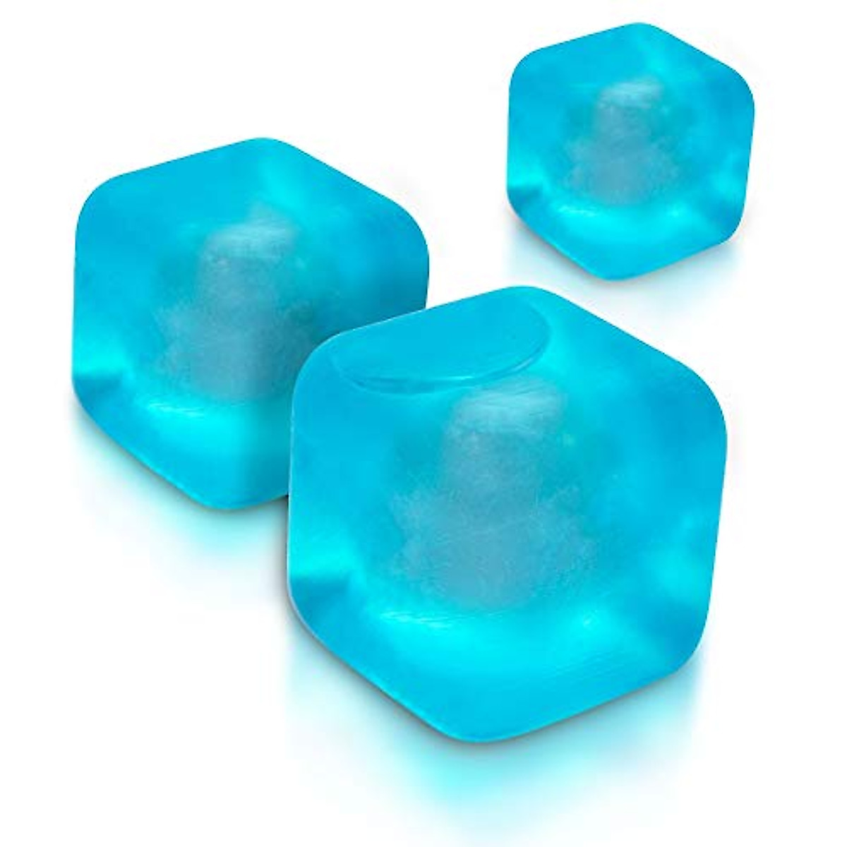 Extra Large Reusable Ice Cubes - BPA Free Plastic - for Cool Therapy Machine or Drink Dispensers - Ice Therapy System