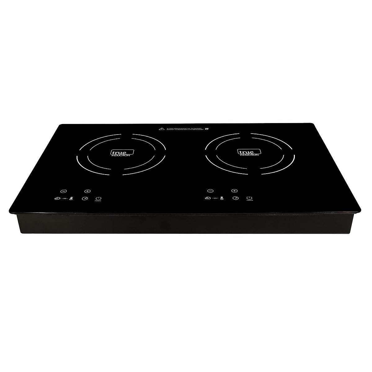 True Induction TI-2B Built-in Double Burner Induction Glass Cook-Top 120V Black