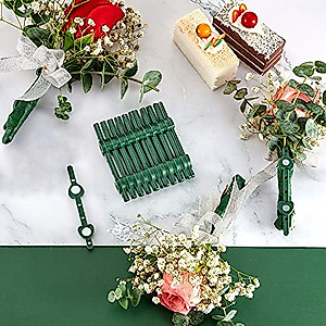 Floral Boutonniere Magnets Corsage Brooches Magnet and Elastic Pearl Wrist Bands Wristlets Corsage Accessories for Handmade Wedding Prom Bride Boutonnieres Corsage (14)