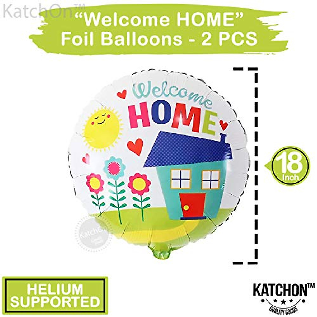 Welcome Home Balloons with House Shaped Balloons - Welcome Home Decorations | Welcome Home Party Decorations | House Warming Balloons | Welcome Home Balloons Decorations | Back To School Decorations