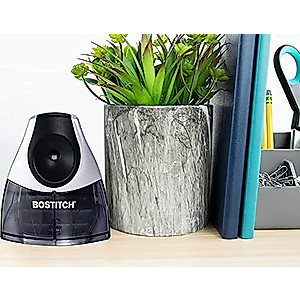 Bostitch Personal Electric Pencil Sharpener - Electrical Automatic Powerful Motor for Fast Sharpening - Compact Electric Sharpener - Includes Sharpening Tray & Safety Switch for Home, School, Office