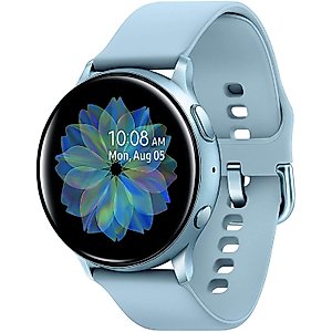SAMSUNG Galaxy Watch Active 2 (40mm, GPS, Bluetooth) Smart Watch with Advanced Health Monitoring, Fitness Tracking, and Long lasting Battery, Silver (US Version)