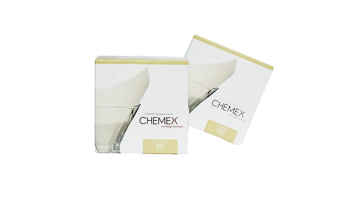 Chemex Bonded Square Filters: Pure, Bitterness-Free Coffee (200 Ct)