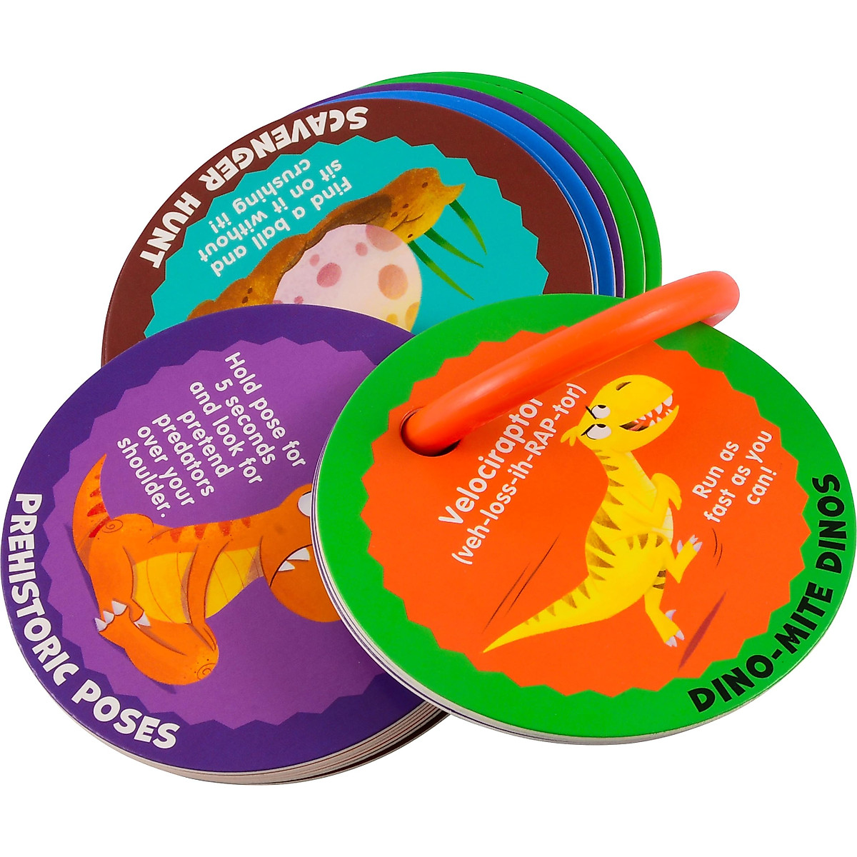 MOLLYBEE KIDS Dino Stomp and Roar, Toddler and Preschool Dinosaur Activity Cards, Gifts for 3, 4 Year Olds, Toddler Activities