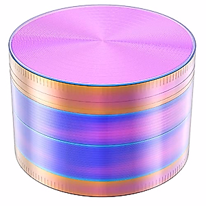 SUPFAKE Multipurpose Crusher, 2 Inch, Rainbow Color