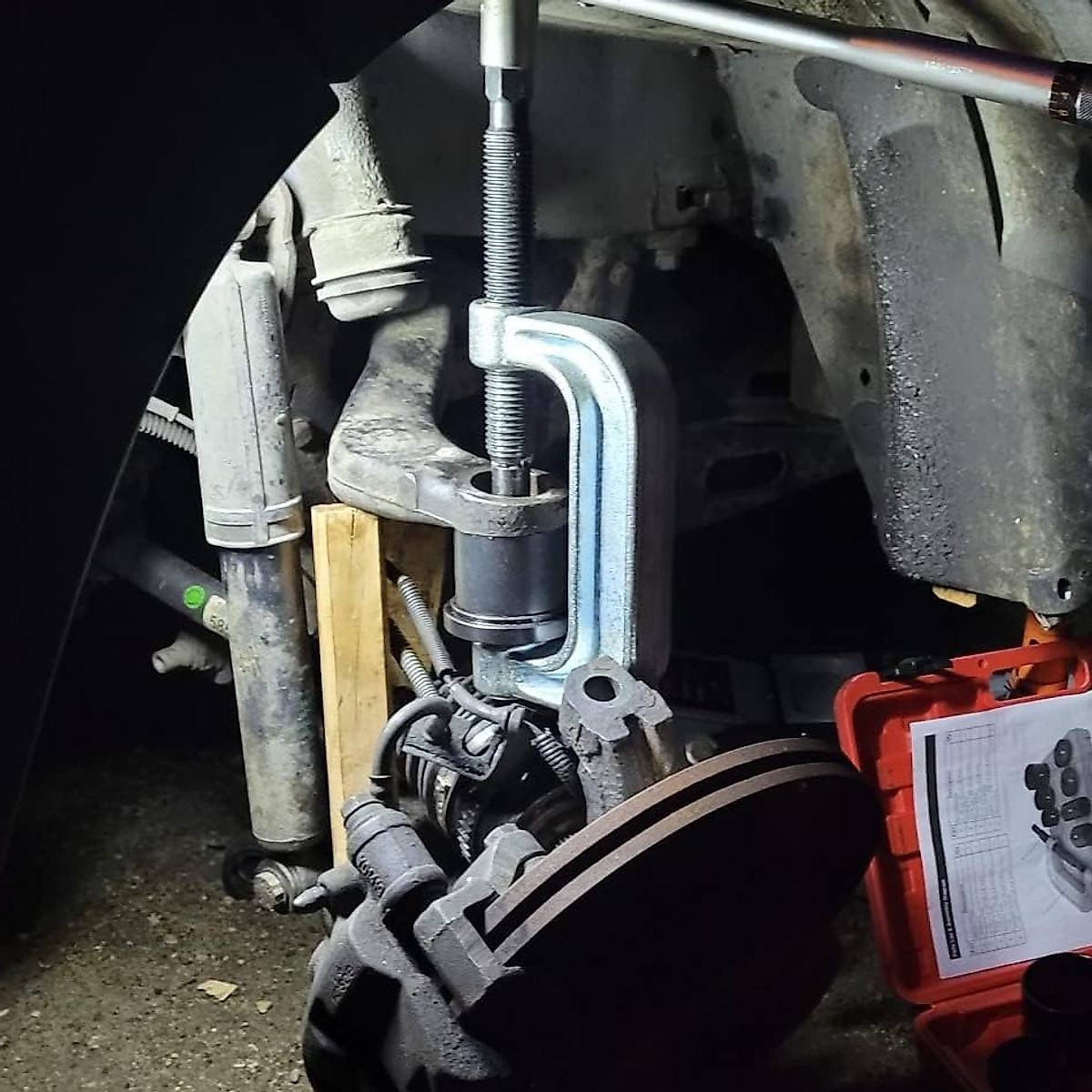 DAYUAN Ball Joint Press & U Joint Removal Tool Kit with 4x4 Adapters for Most 2WD and 4WD Cars and Light Trucks