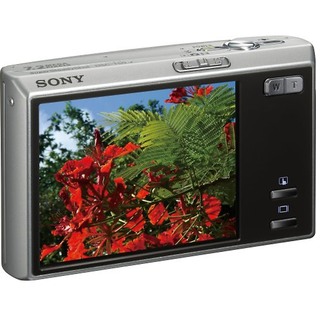 Sony Cybershot DSC-T50 7.2MP Digital Camera with 3x Optical Zoom (Silver)