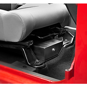 Bestop 4264201 Underseat Storage Lockbox - Passenger Side for 2007-2010 Wrangler JK 2-Door & 2007-2018 Wrangler JK 4-Door