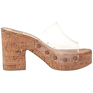 Dolce Vita Women's EMOL Sandal, Crystal Vinyl, 8.5